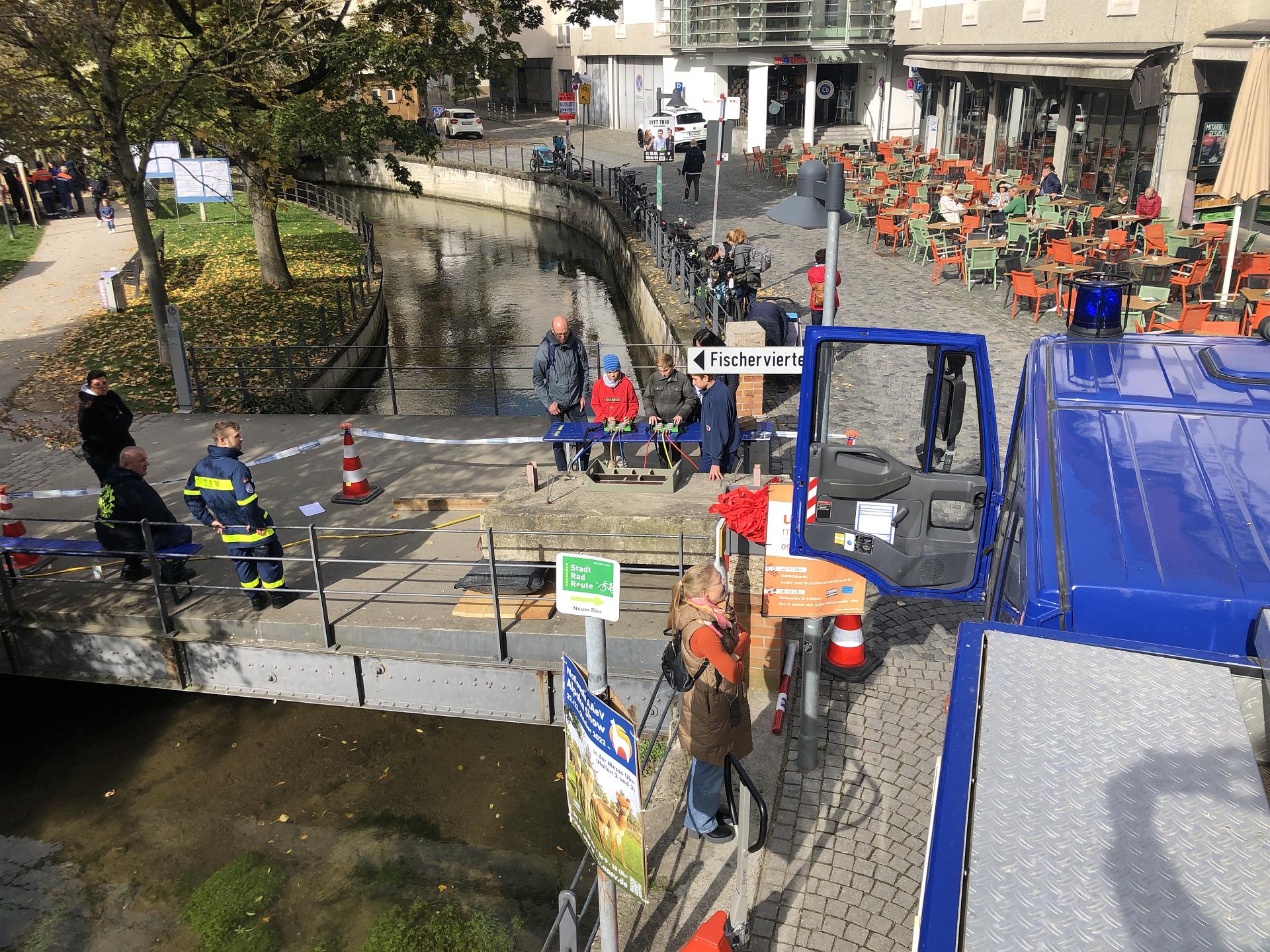 THW-Hüpfburg beim Jubiläum "175 Jahre Feuerwehr Ulm" - THW Ortsverband Ulm