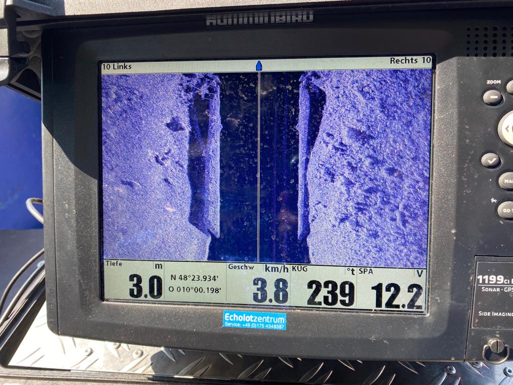 Humminbird Side-Scan Sonar - THW Ortsverband Ulm